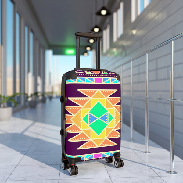 Geo and Floral Carry-on Suitcase – Native Anthro